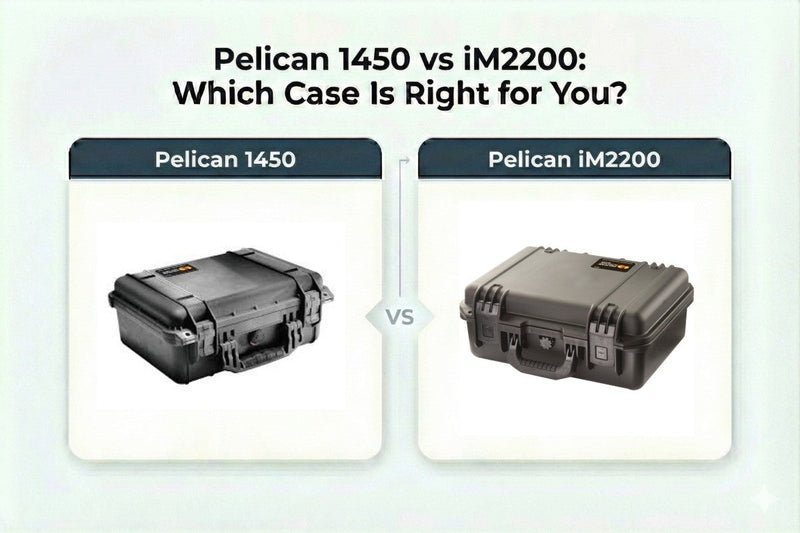 Pelican 1450 vs Storm iM2200 Case Comparison